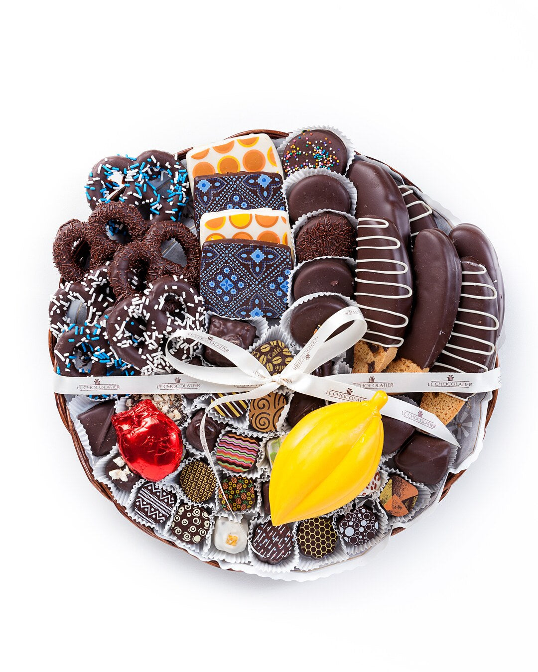 SUKKOT ETROG COMBO PLATTER 14" INCH ROUND - Le Chocolatier