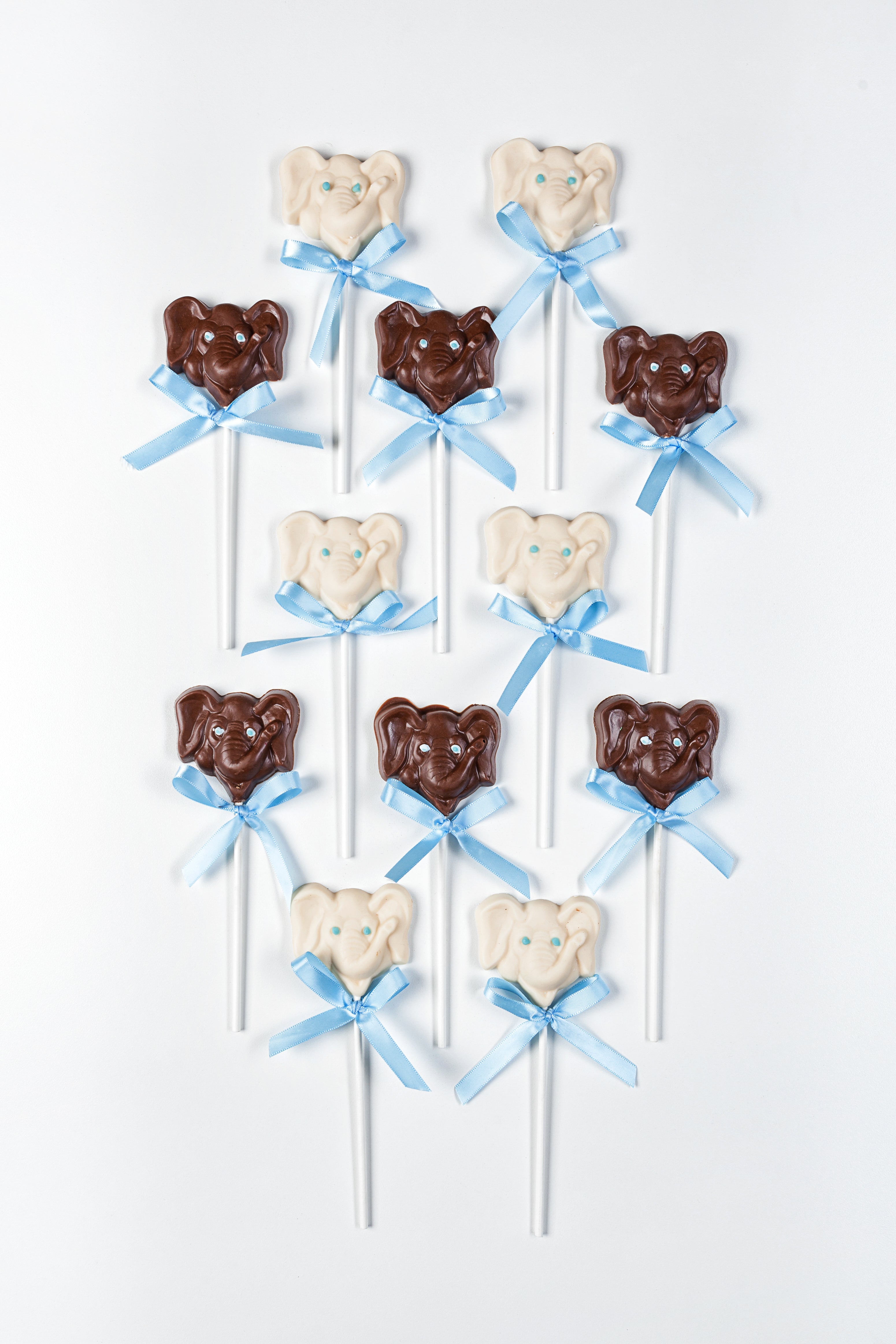Baby Chocolate Elephant Pops - Le Chocolatier